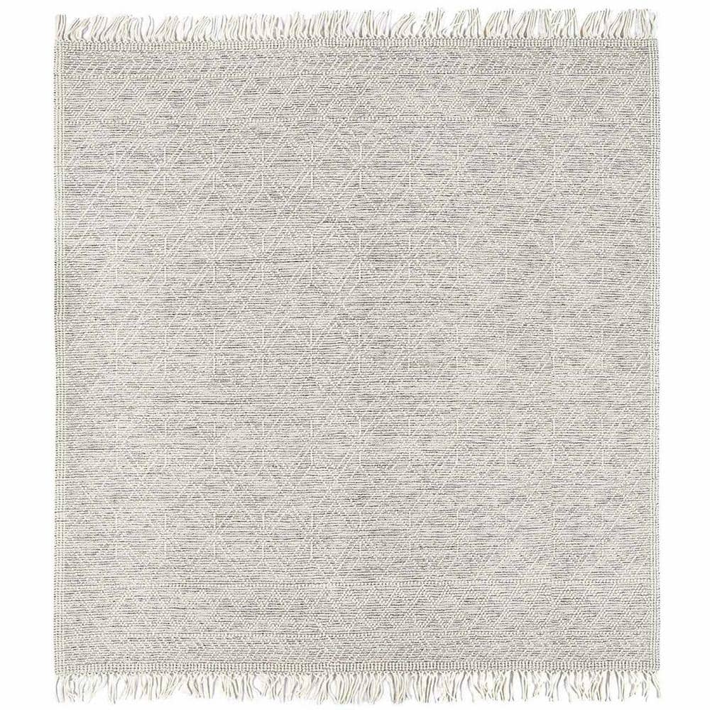 HAUTELOOM Ramsbury Black/Ivory 8 ft. x 8 ft. Area Rug RMS-8SQ - The ...