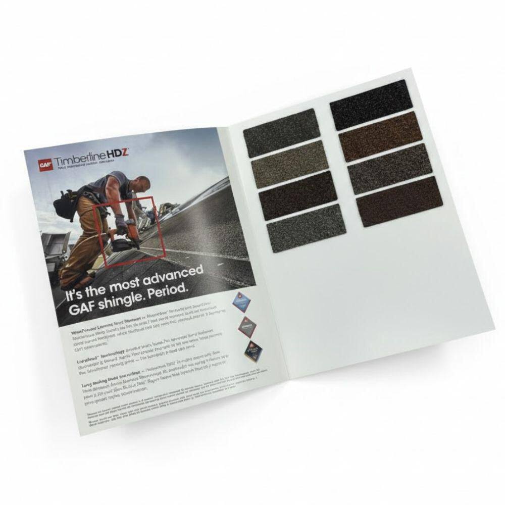 GAF Timberline HDZ Shingle Sample Collection 95RESTLHDZ200HD - The Home ...