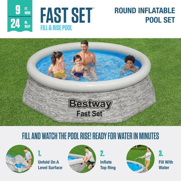 Round-8 ft. - Above Ground Pools - The Home Depot