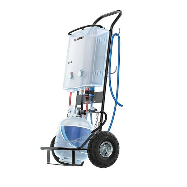 CAMPLUX 220 lb. Capacity D-Handle Hand Truck for Portable Tankless ...