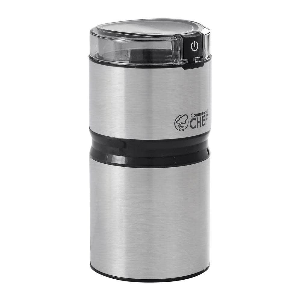 Commercial CHEF 2.1-Oz. Electric Stainless Steel Coffee Grinder ...