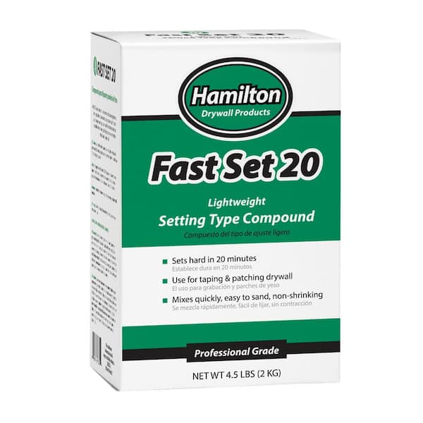 Hamilton Drywall Products 4.5 lb. Fast Set 20 Lite Setting-Type Powder ...