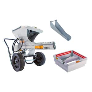 MUDMIXER Continuous Feed Portable Electric Concrete, Cement and Mortar ...