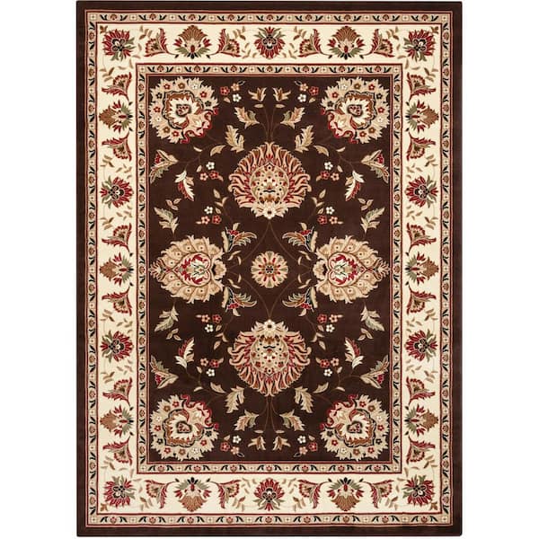 Well Woven Timeless Abbasi Brown Beige 8 ft. x 11 ft. French Country ...