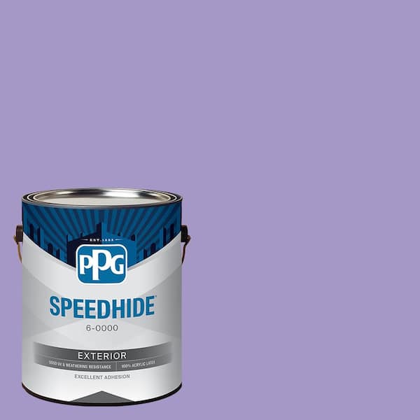 SPEEDHIDE 1 gal. PPG1247-5 Grape Arbor Satin Exterior Paint PPG1247-5SX ...