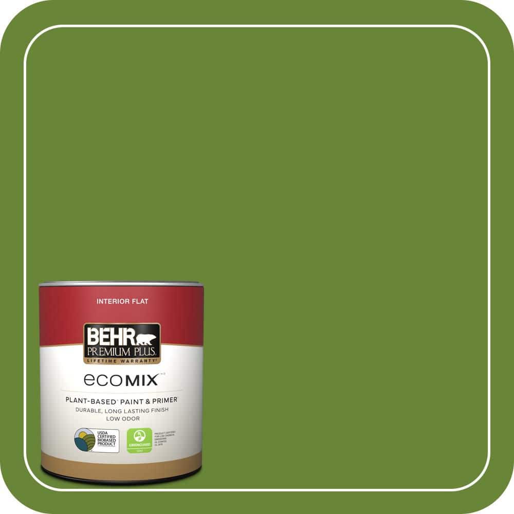 BEHR PREMIUM PLUS 1 qt. #P370-7 Sun Valley Flat EcoMix Plant-Based ...