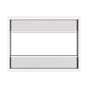 LARSON 44.5 in. x 72 in. Scenix Double Hung Porch Aluminum Window with ...