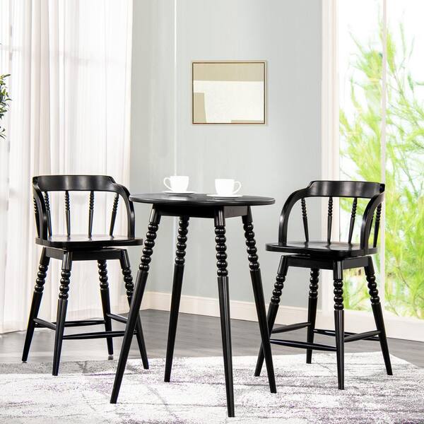 Jennifer Taylor Breda Small Space Counter-Height Round Bistro Dining ...