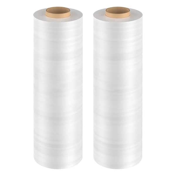 N/A Clear Stretch Film 12 in. x 1000 ft. 80-Gauge Industrial Strength ...