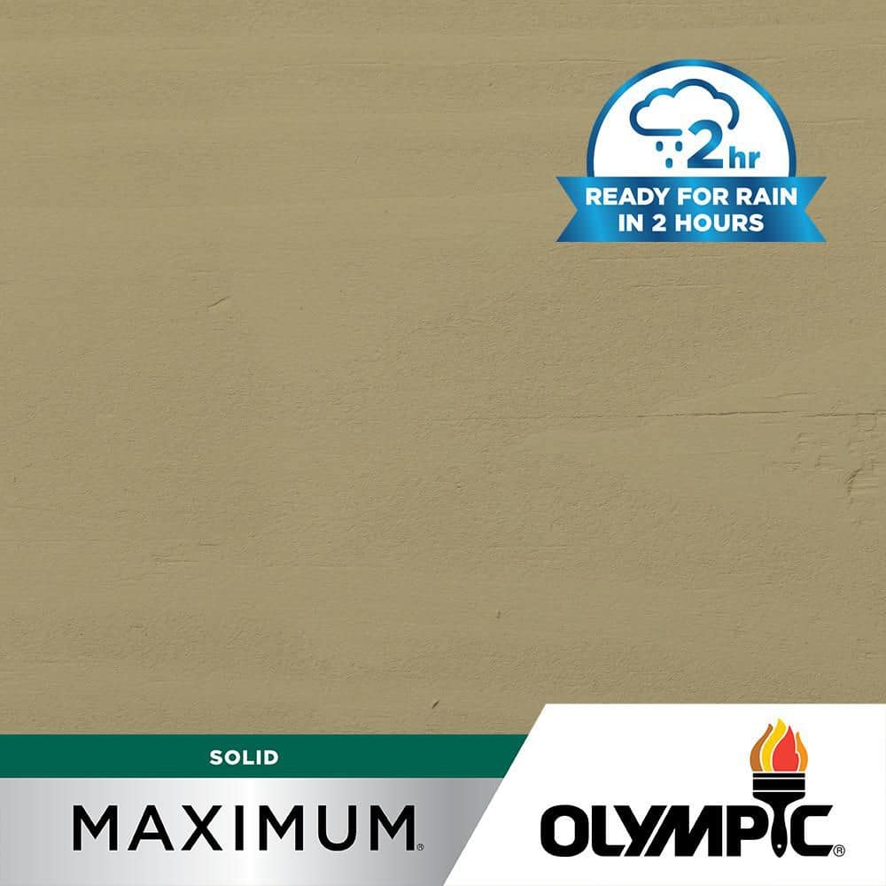 Olympic Maximum 5 gal. SC-1006 Autumn Sand Solid Color Exterior Stain ...