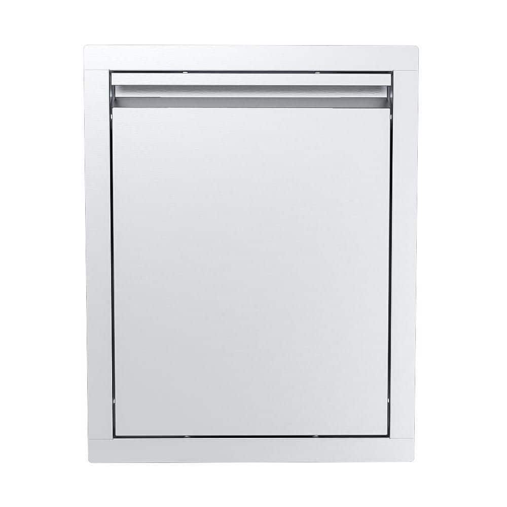 Sunstone Aruba 16 in. Stainless Steel 1-Drawer Trash Chute Unit ARU ...