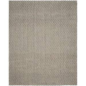 SAFAVIEH Natural Fiber Beige/Blue 8 ft. x 10 ft. Border Area Rug NF115E-8