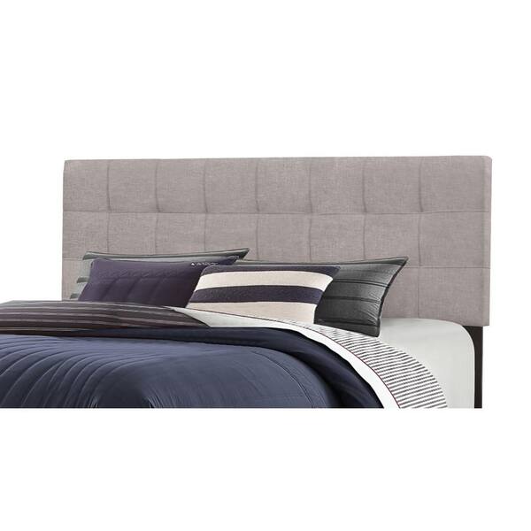 Hillsdale Furniture Delaney Gray Stone Full/Queen Headboard Upholstered ...