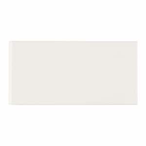Daltile Semi-Gloss Almond Beige 3/4 in. x 6 in. Glossy Ceramic Quarter ...