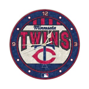 The Memory Company NFL-12 in. Chiefs Art Glass Clock NFL-KCC-274