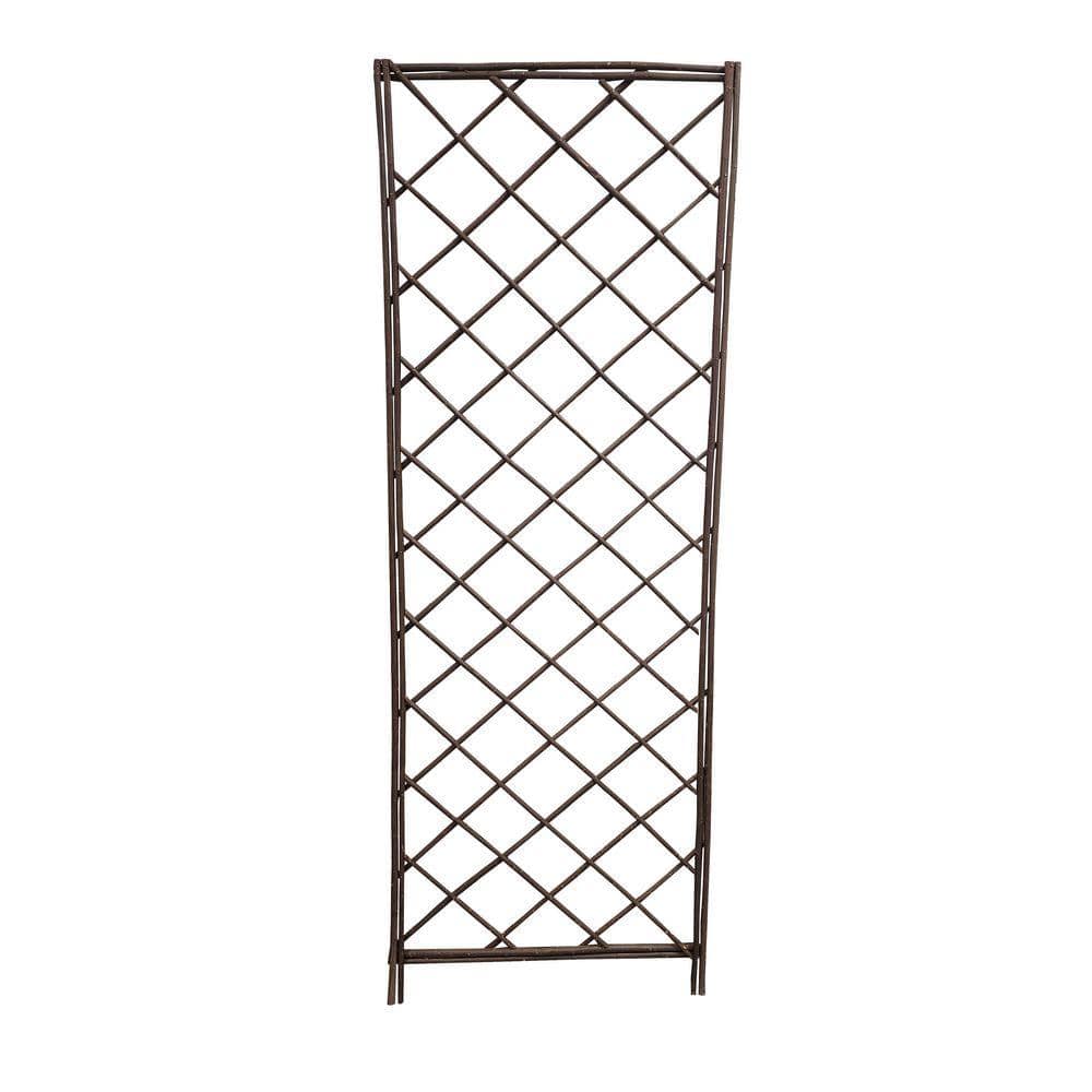 MGP 48 in. H Willow Flat Top Full Trellis WFT-48 - The Home Depot