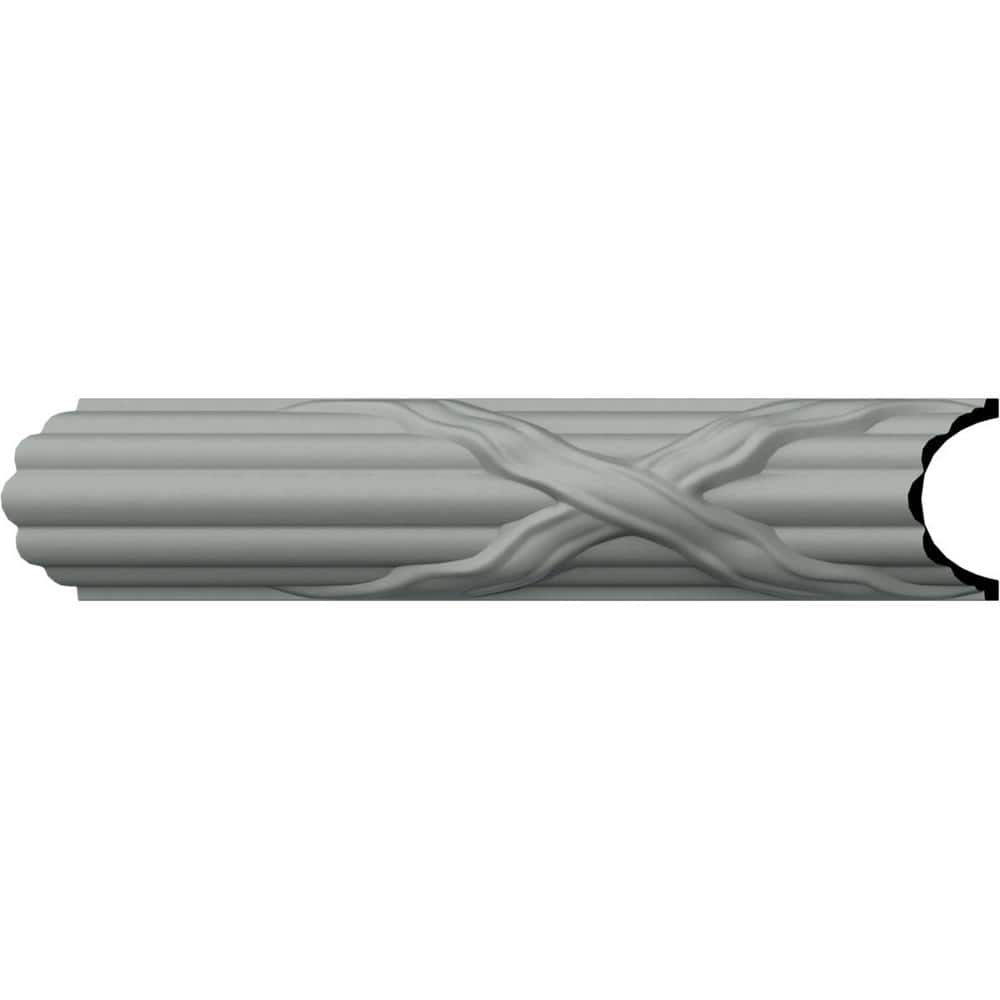 Ekena Millwork SAMPLE - 1-1/8 in. x 12 in. x 2 in. Polyurethane Reeded ...