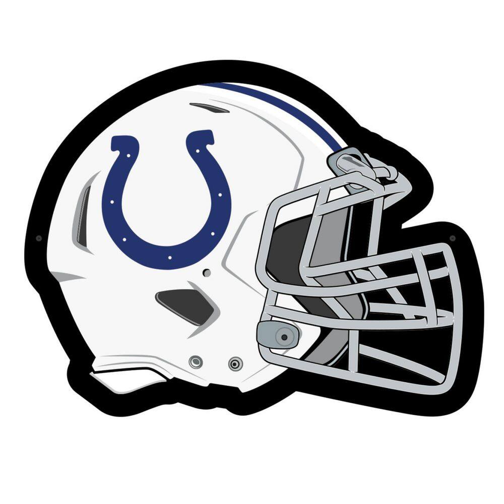Evergreen Indianapolis Colts Helmet 19 in. x 15 in. Plug-in LED Lighted ...