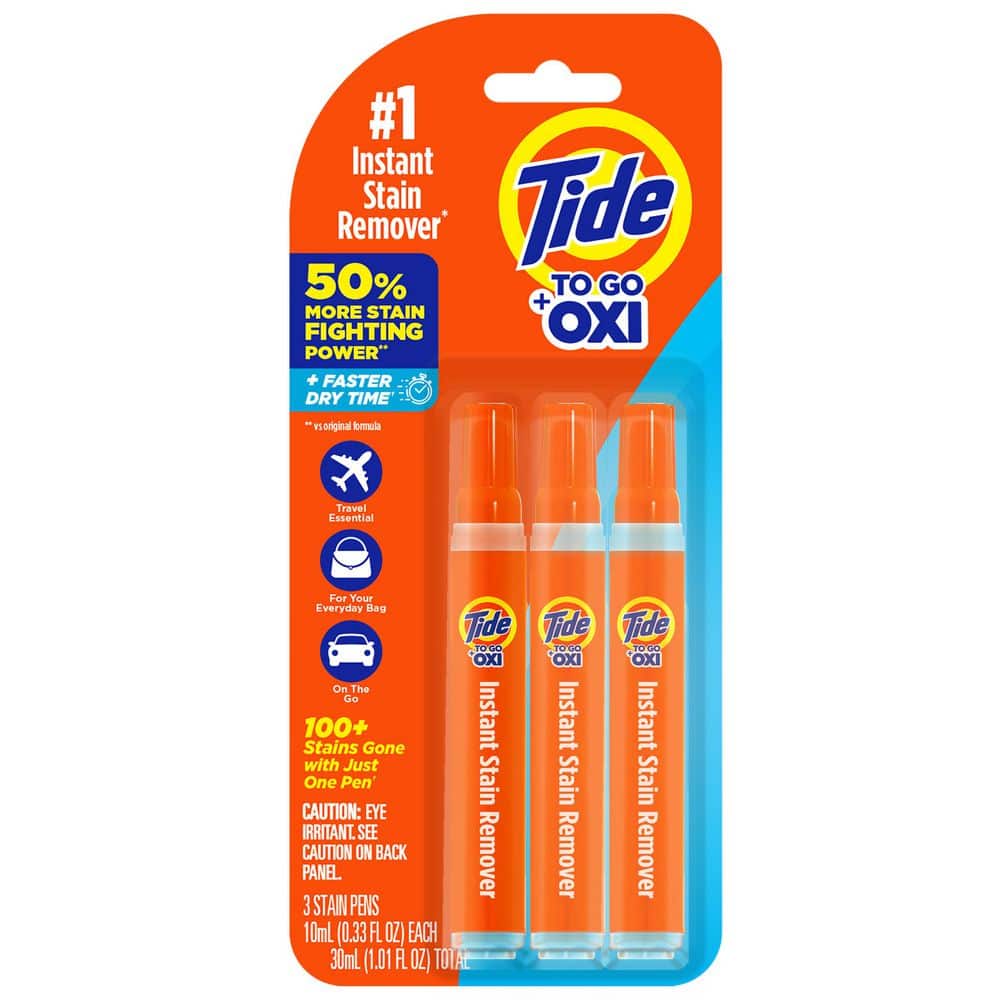 Tide Stain Pen 3 ct. Fabric Stain Remover 81452101204 - The Home Depot