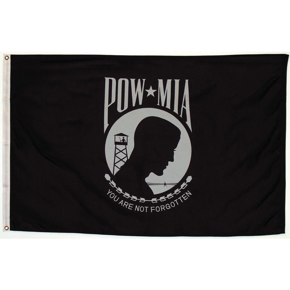 Seasonal Designs 3 ft. x 5 ft. POW MIA Flag POW3 - The Home Depot