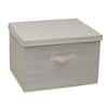 HOUSEHOLD ESSENTIALS 14.5 -Gal. Wide KD Storage Box with Lid Box in ...