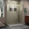 DreamLine Unidoor-X 47-3/8 in. W x 34 in. D x 72 in. H Frameless Hinged Shower Enclosure in ...