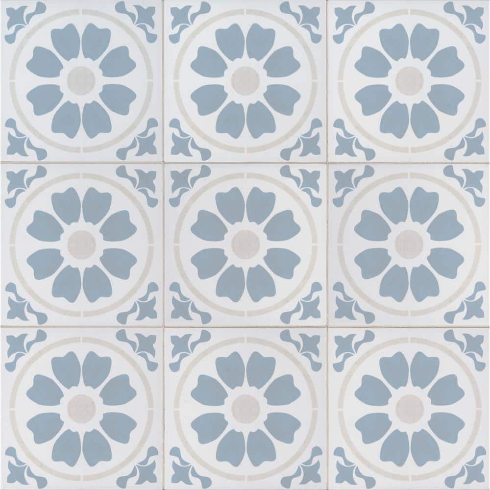 Reviews for MSI Tamensa 8 in. x 8 in. Matte Porcelain Encaustic Floor ...