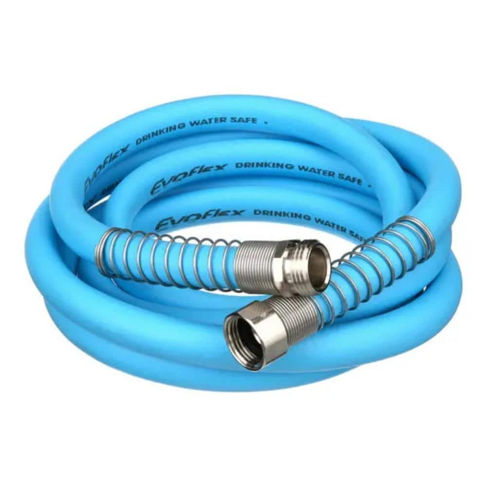 Misopily 10 ft. Drinking Water Hose in Blue PVC H2PH019OT212 - The Home ...