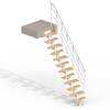 Dolle Lugano White 9 ft. Modular Staircase Kit 68420 - The Home Depot