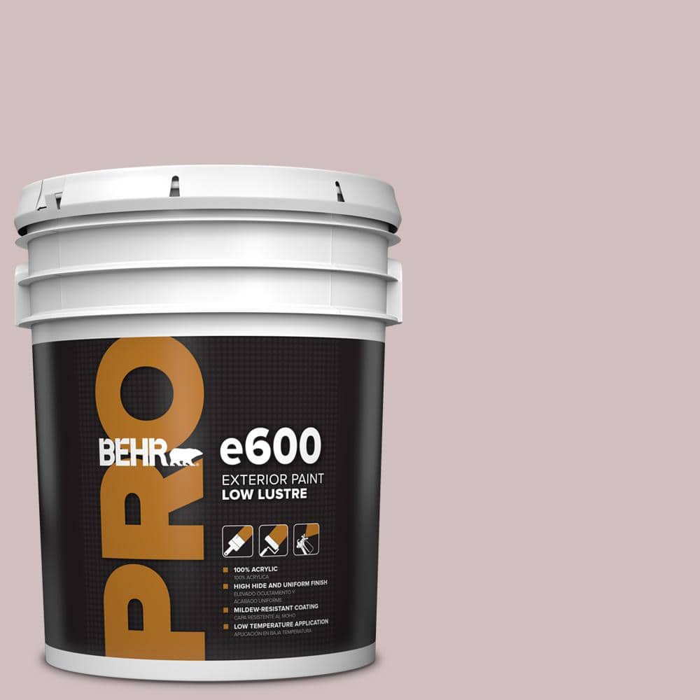 BEHR PRO 5 gal. #110E-3 Dusky Violet Low Luster Exterior Paint PR62005 ...