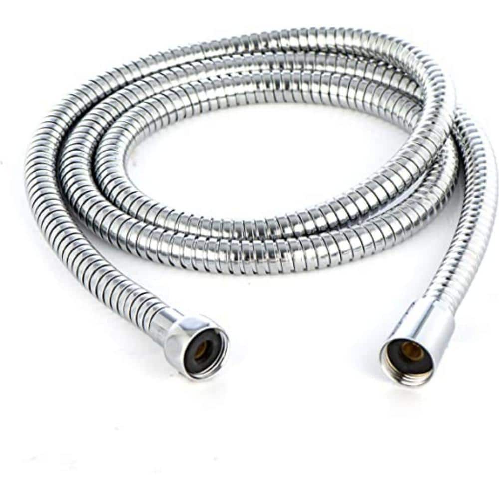 Dyiom stainless steel Shower Hose, 118 in. Chrome Handheld Shower Head ...