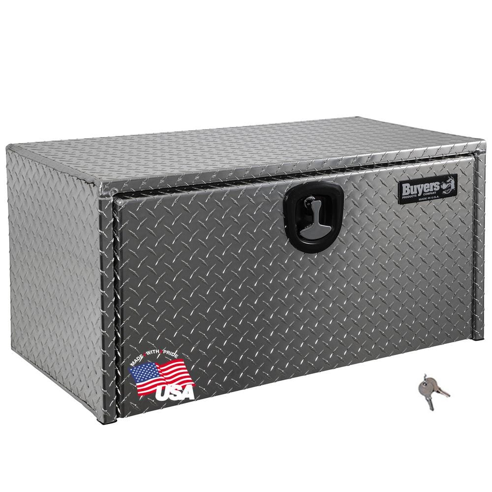 BUYERS PRODUCTS 24 in. x 24 in. x 36 in. Diamond Plate Tread Aluminum Underbody Truck Tool Box 1705135 The Home Depot