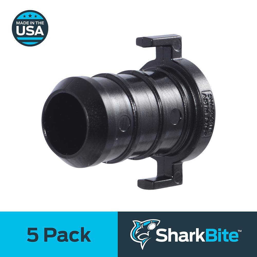 SharkBite 1/2 in. PEX Crimp Poly Plug (5-Pack) UP514Z5 - The Home Depot