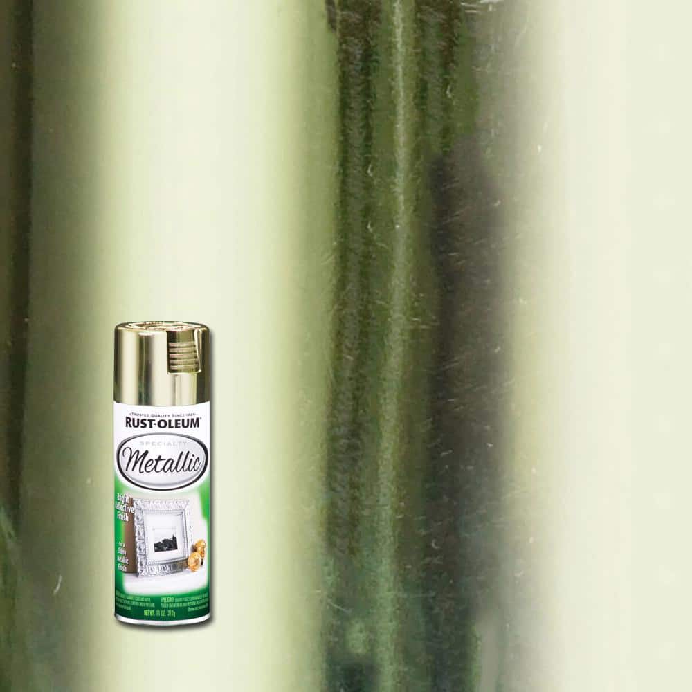 Rust-Oleum Specialty 11 oz. Metallic Brass Spray Paint 1936830 - The ...