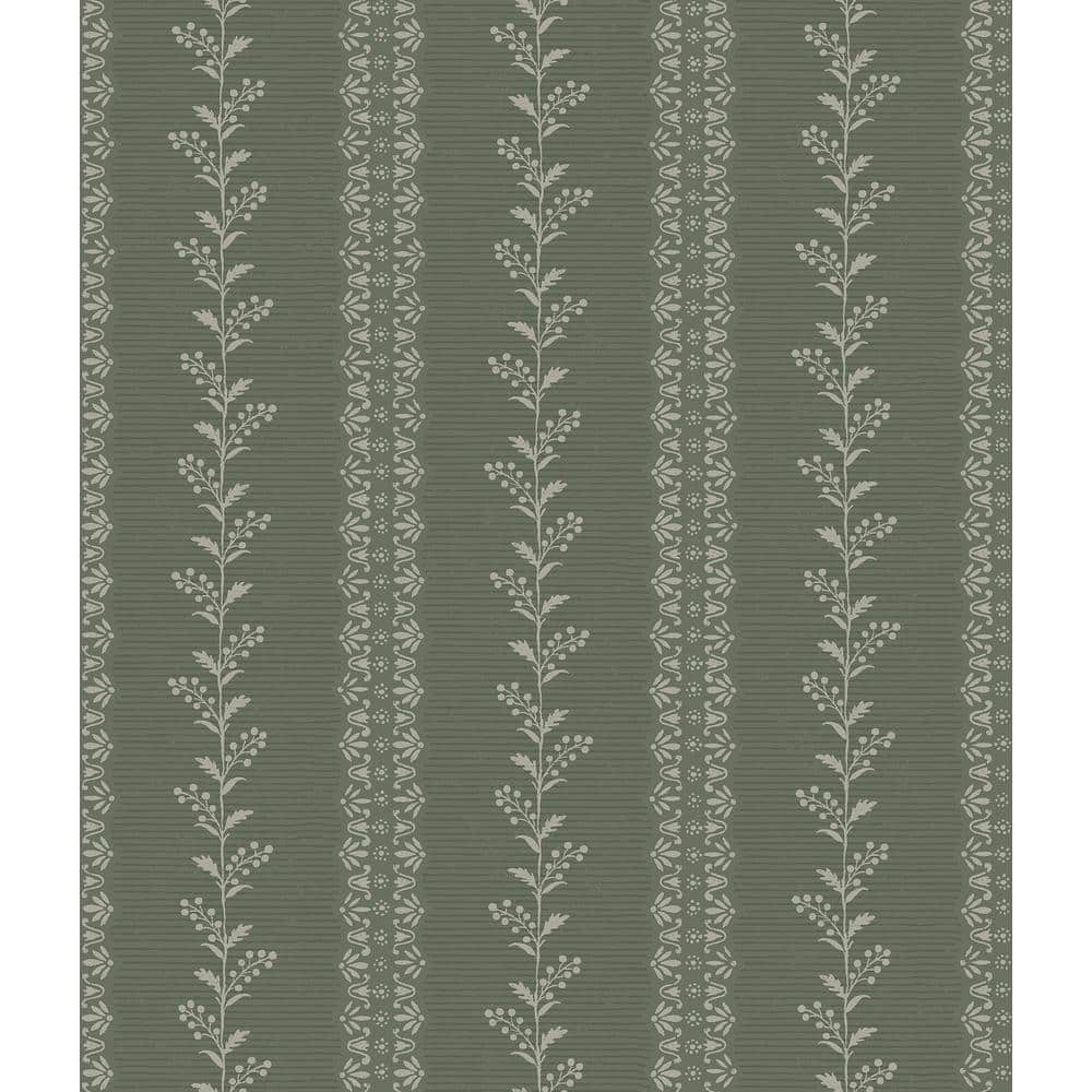 Magnolia Home by Joanna Gaines Everleigh Pine Wallpaper MF4767 - The ...