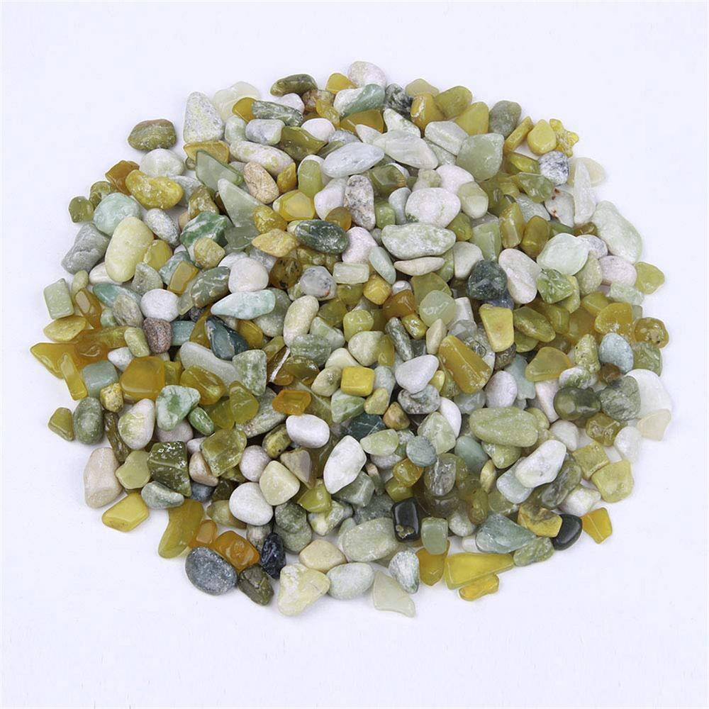 Dyiom 0.1 cu. ft. Multi-Colored Small Polished Pebbles 3 lbs. 3/8 in.-1 ...