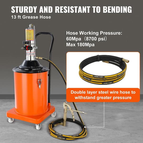 Foot Operated Grease Gun 5kg