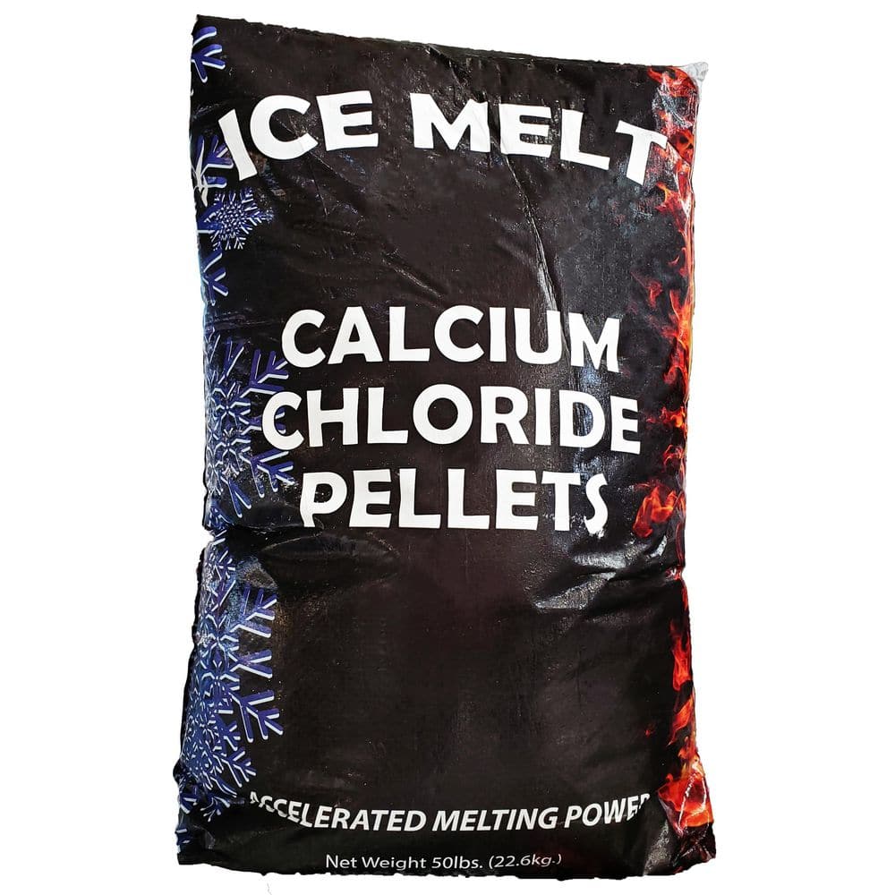50 lbs. Calcium Chloride Pellet Bag Ice Melt CP50 - The Home Depot