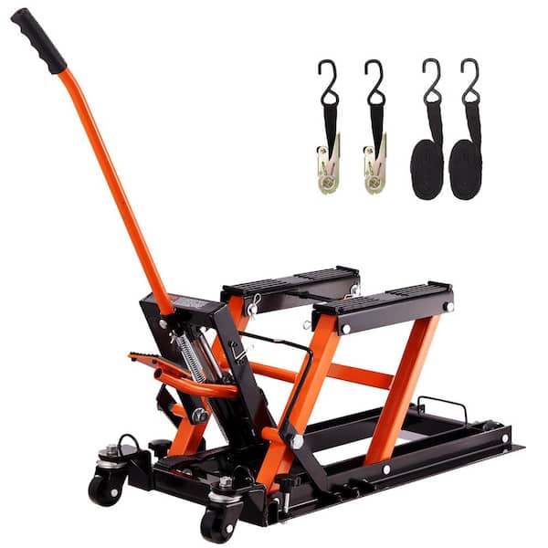 VEVOR Hydraulic Motorcycle Lift Jack 1500LBS. ATV Scissor Lift Jack ...
