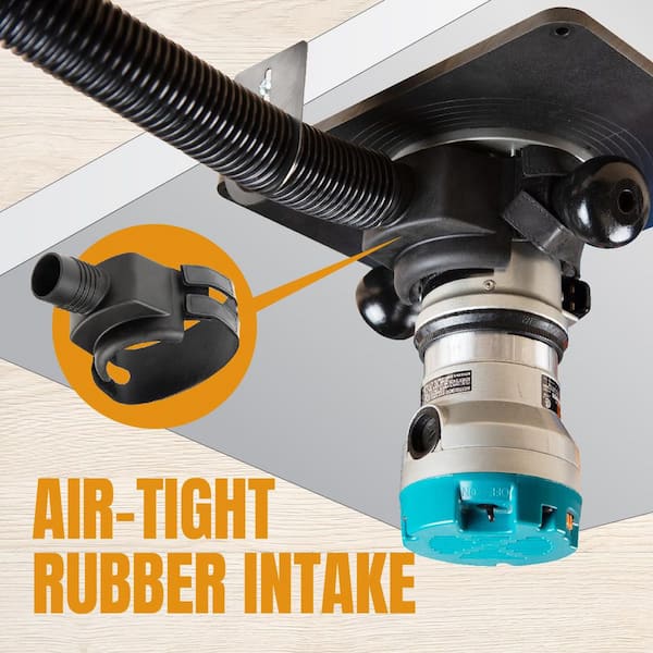 ‎POWERTEC Workshop Dust Collection System for Router Tables, Universal ...
