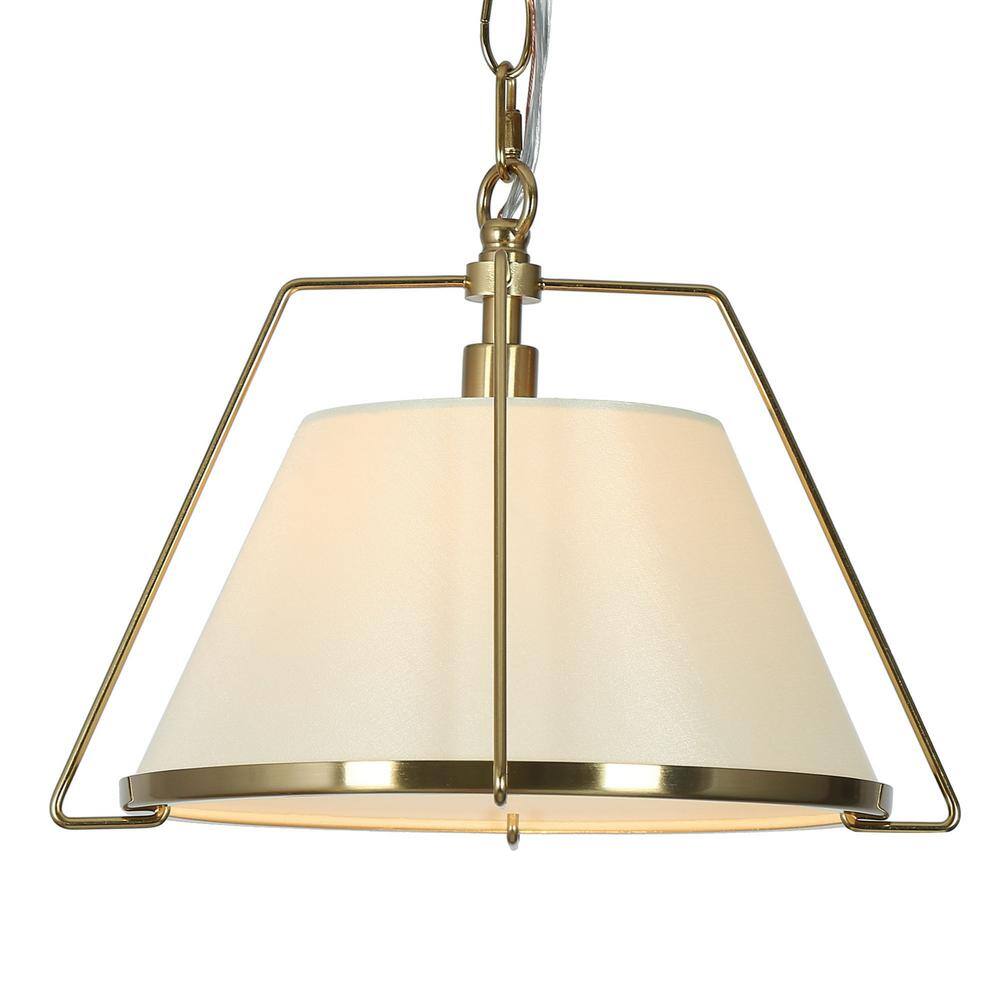Uolfin Modern Copper Gold Pendant Light, 1-Light Brass Bowl Island ...
