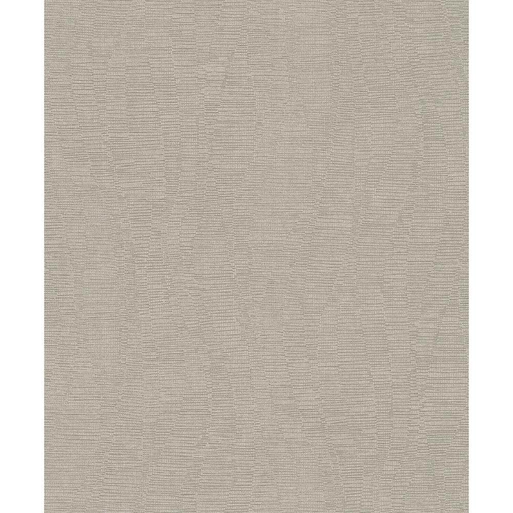 Knit Stripe Effect Greige Metallic Finish Vinyl on Non-Woven Non-Pasted ...