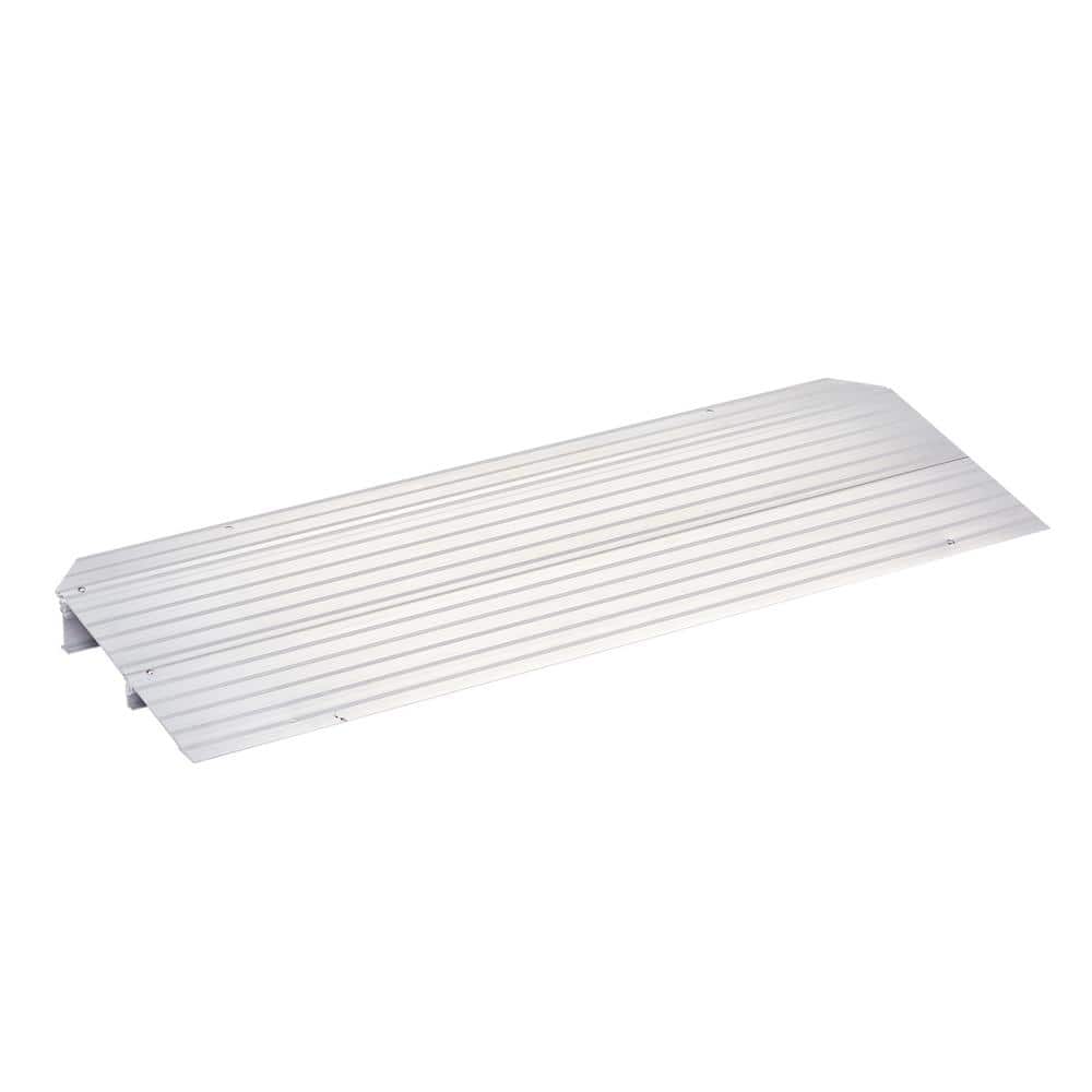 Karl home 2 in. H x 34 in. W x 12 in. L Aluminum Threshold Ramp 800 lbs ...