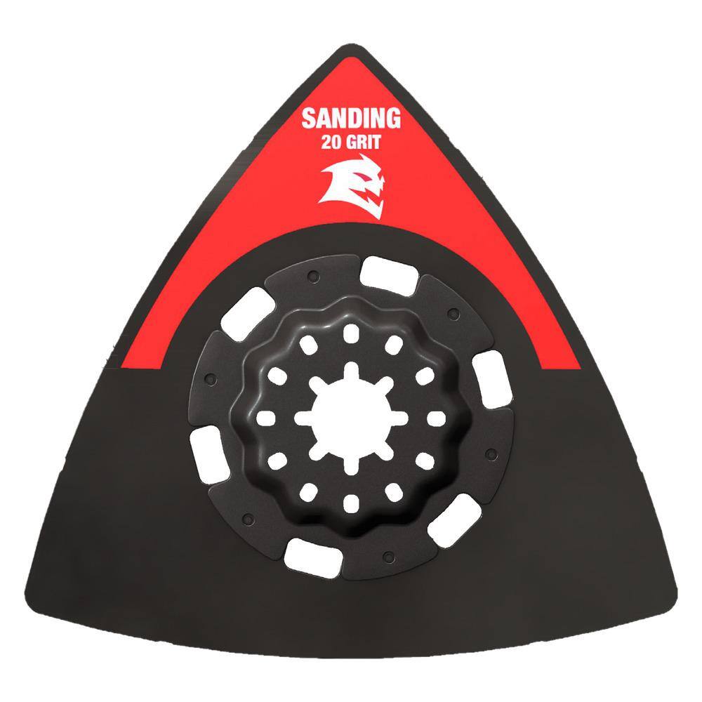 DIABLO 3-1/2 in. 20-Grit Starlock Carbide Grit Oscillating Sanding ...