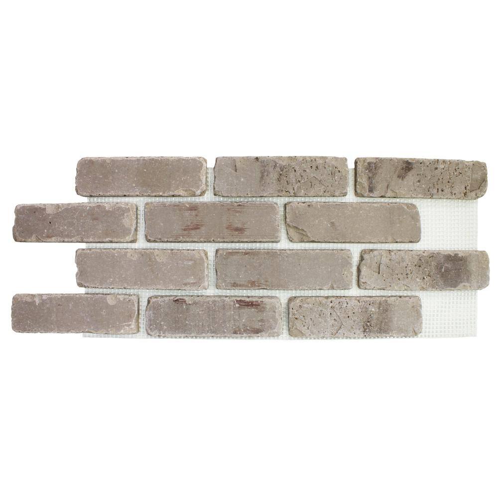Old Mill Brick 28 in. x 10.5 in. x 0.5 in. Brickwebb Olympus Thin Brick ...