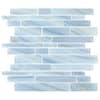 Jeffrey Court Polar Orbit Blue 11.625 in. x 11.625 in. Interlocking ...