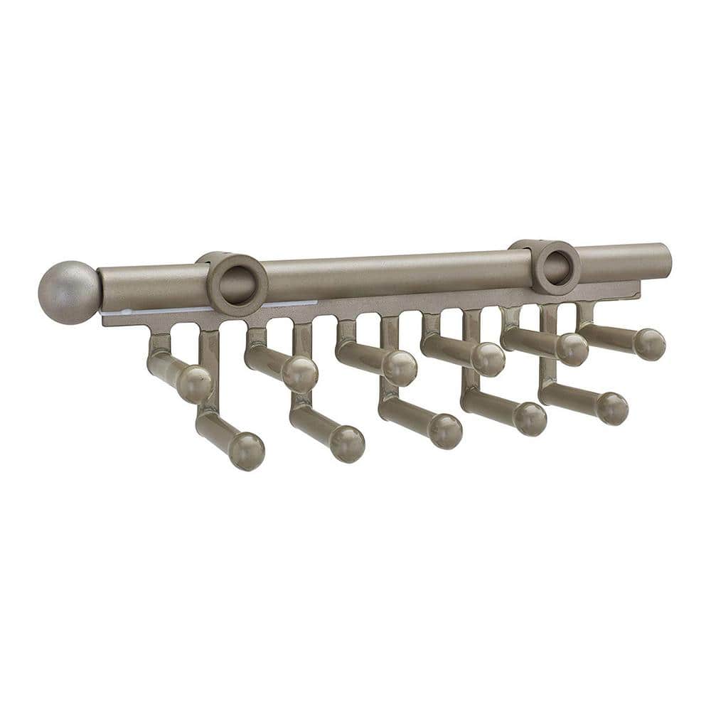 Rev-A-Shelf 2.81 in. W 11-Hook Tie and Belt Rack CTR-12-SN - The Home Depot