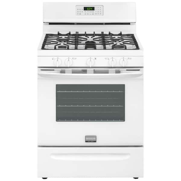 Frigidaire 30 in. 5.0 cu. ft. Gas Range with Self-Cleaning Convection ...