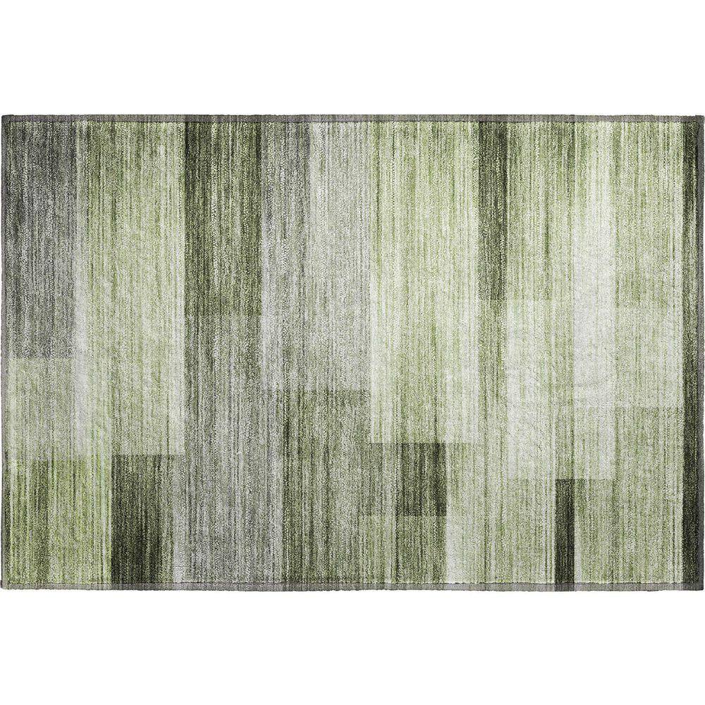 Addison Rugs Mayfield Premium Machine Washable Abstract AMF2082 Green 2 ...