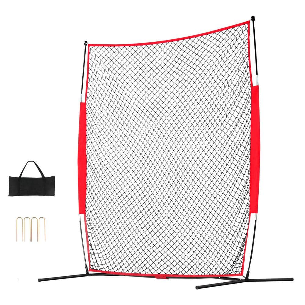 SVOPES Barricade Backstop Net, 7 x 7 ft. Sports Barrier Netting ...